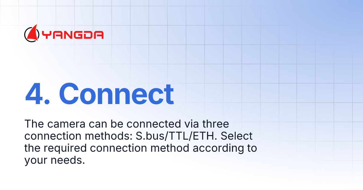 4. Connect | YANGDA documentation